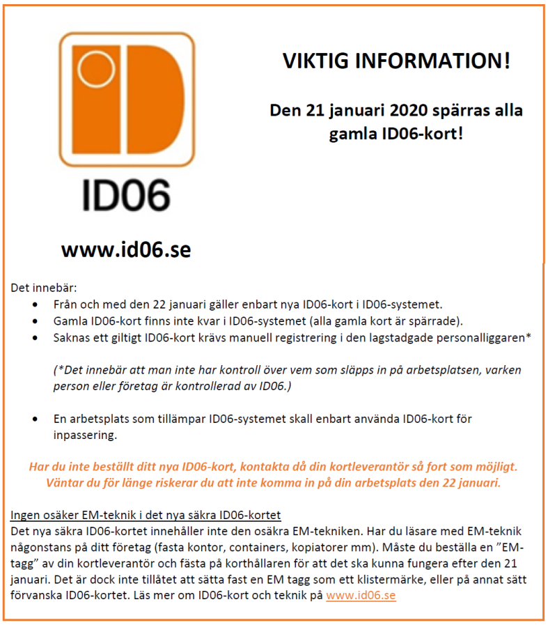 ID06 via Nexus ID Solutions